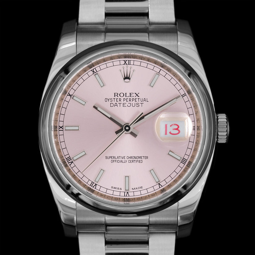Rolex Datejust Pink 116200 Full-Set de 2013 | Relojes De Lujo México ...